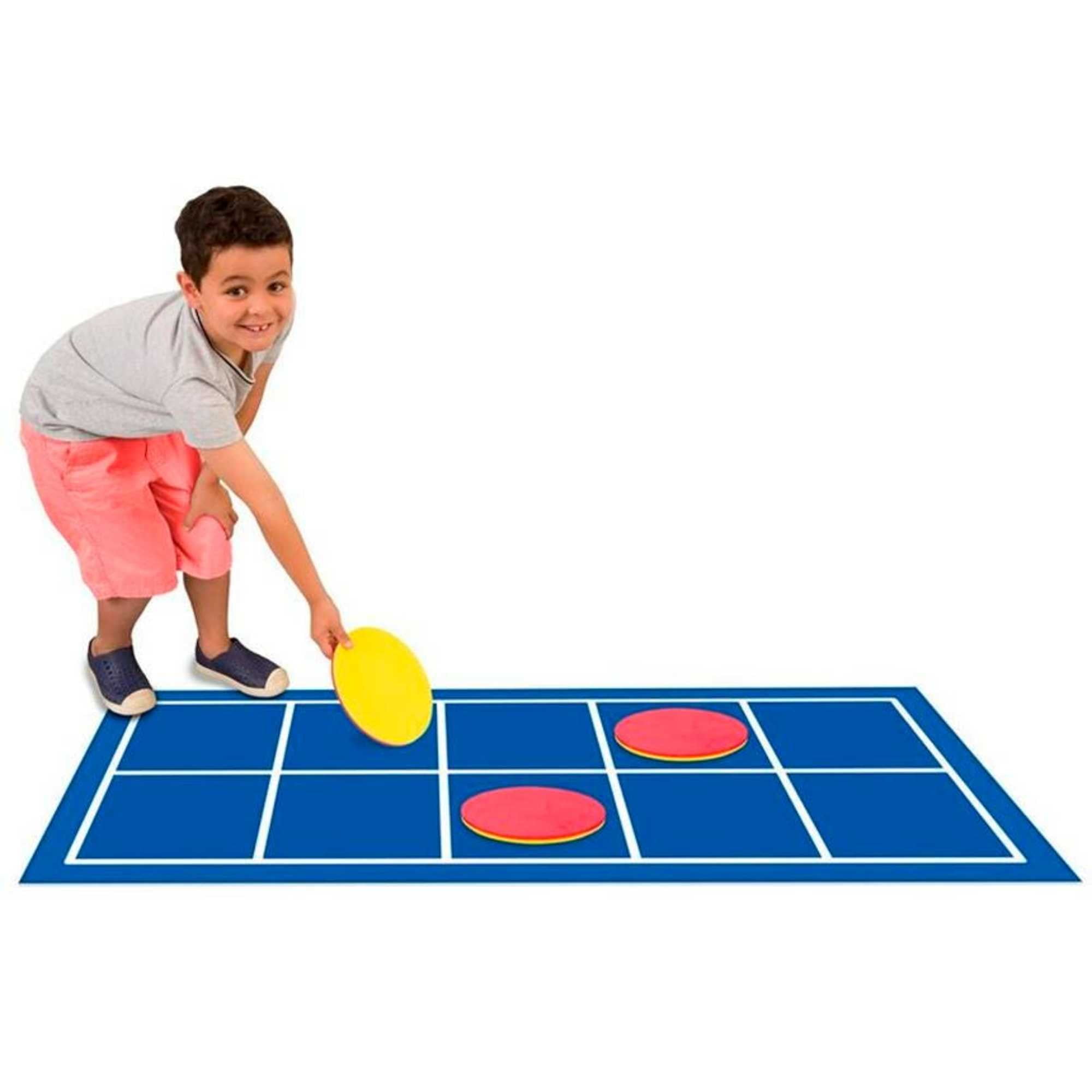 Didax Ten Frame Oversize Floor Mat Kit, Set of 10 Counters and 1 Mat ...