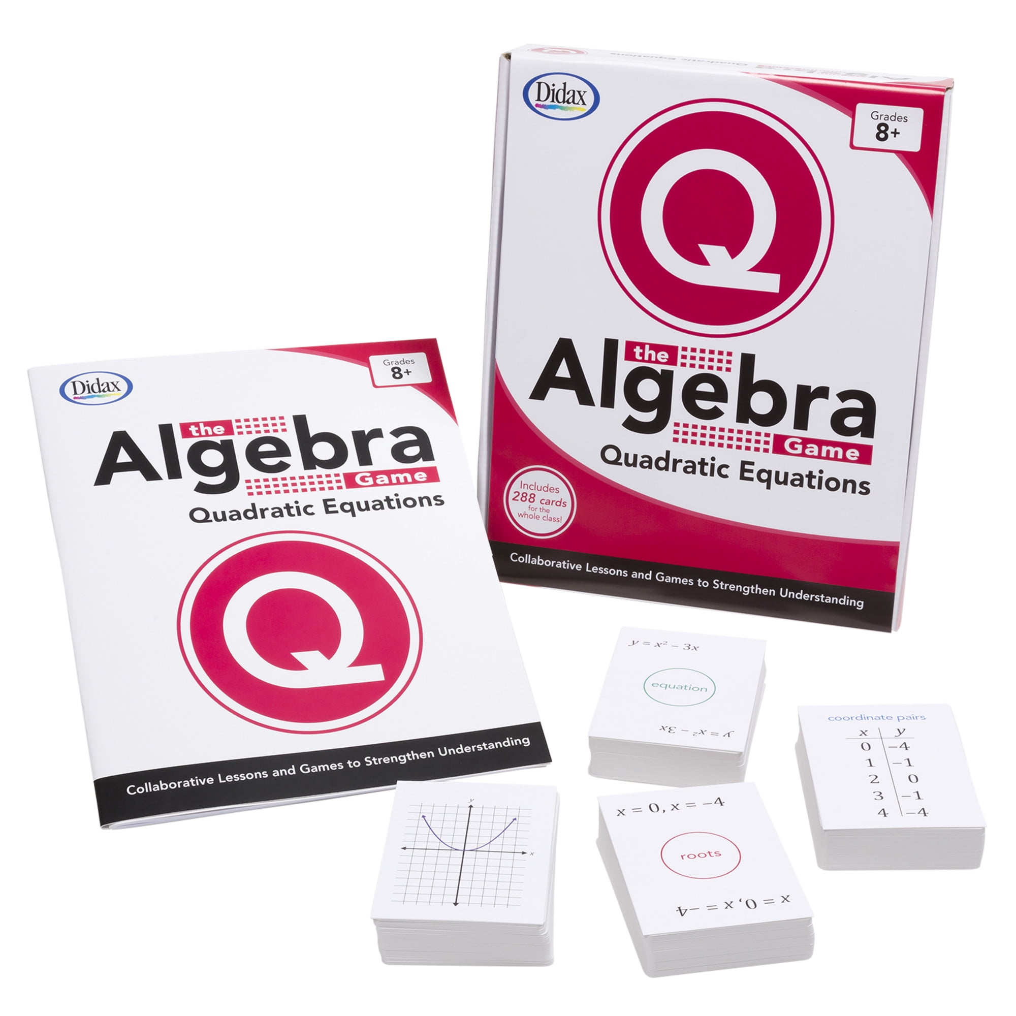 Didax® The Algebra Game: Quadratic Equations Basic - Walmart.com