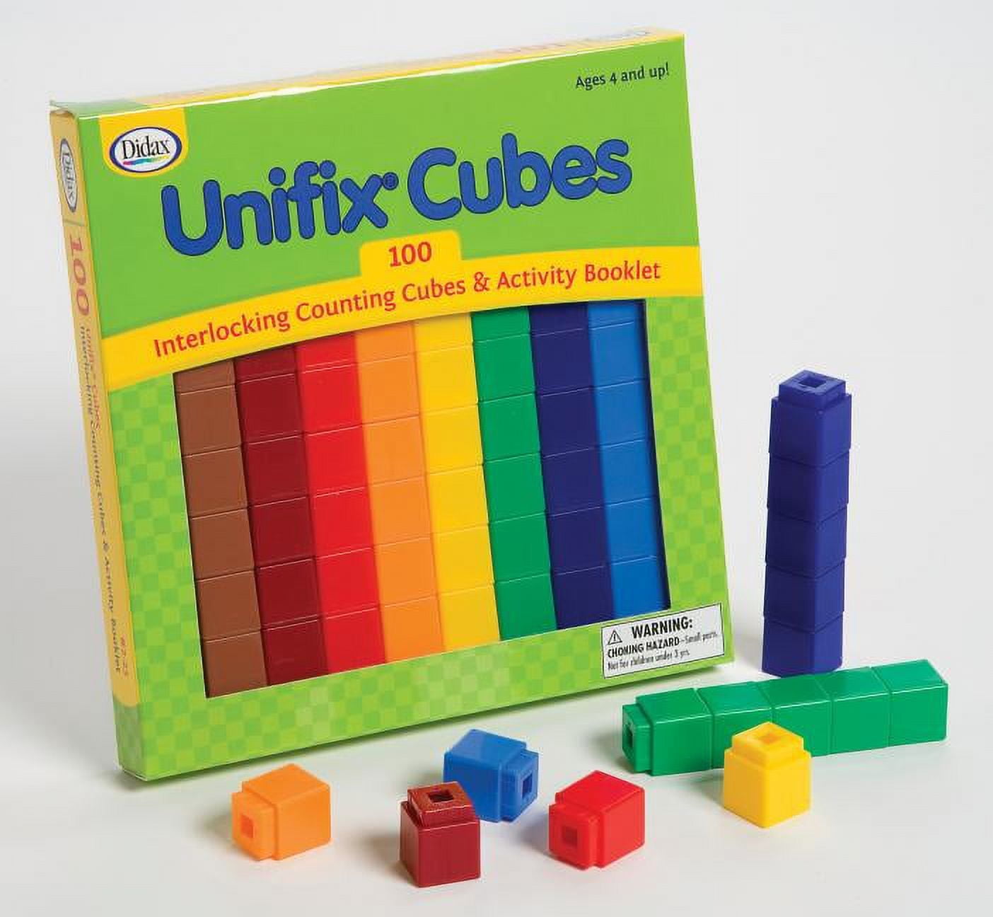 Unifix Cubes: 100 Interlocking Counting Cubes & Activity Booklet (Other ...