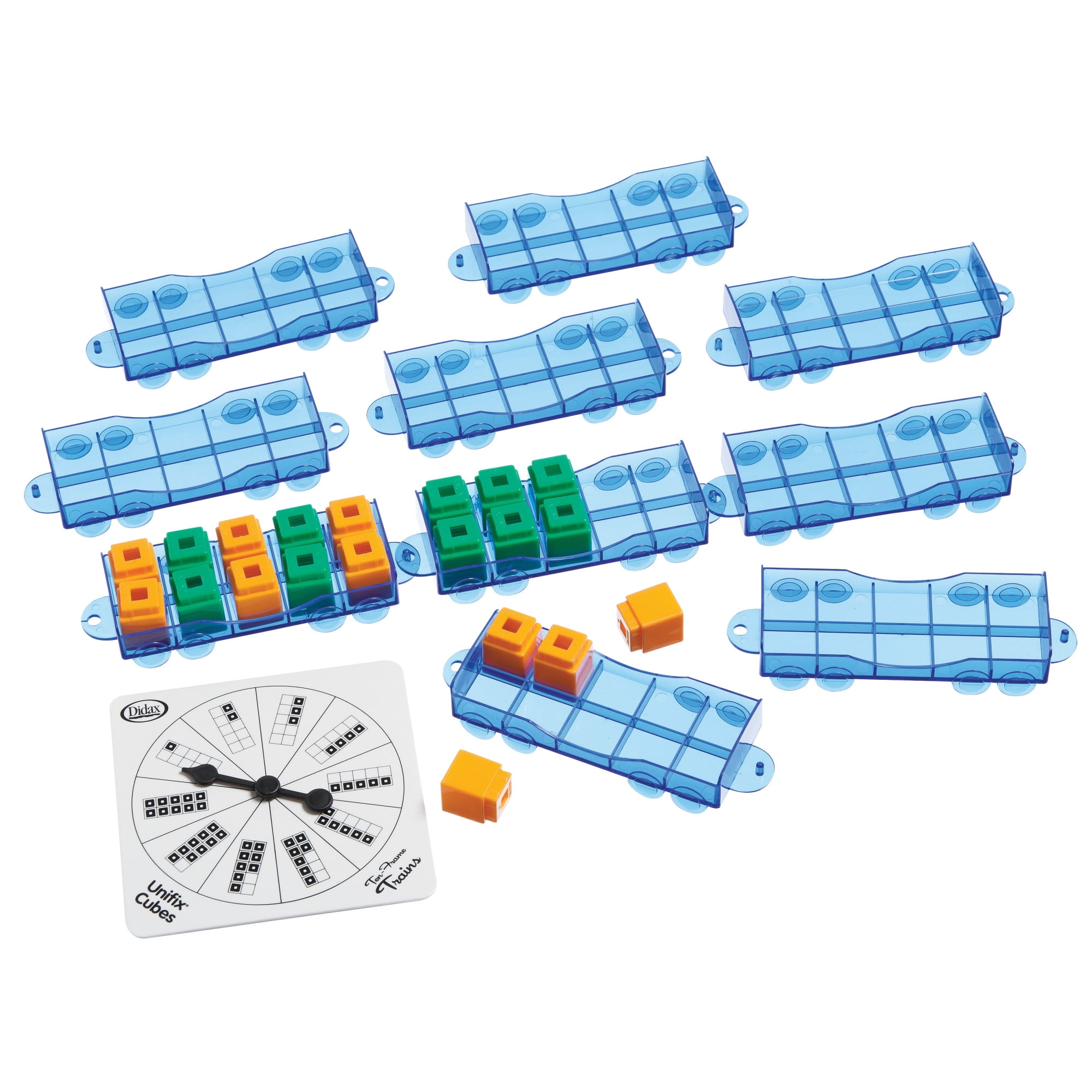 Didax Unifix Manipulative Ten-Frame Train Set, Grades PreK - 2 ...