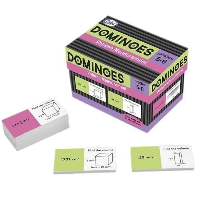 Didax Volume Measurement Dominoes - Walmart.com