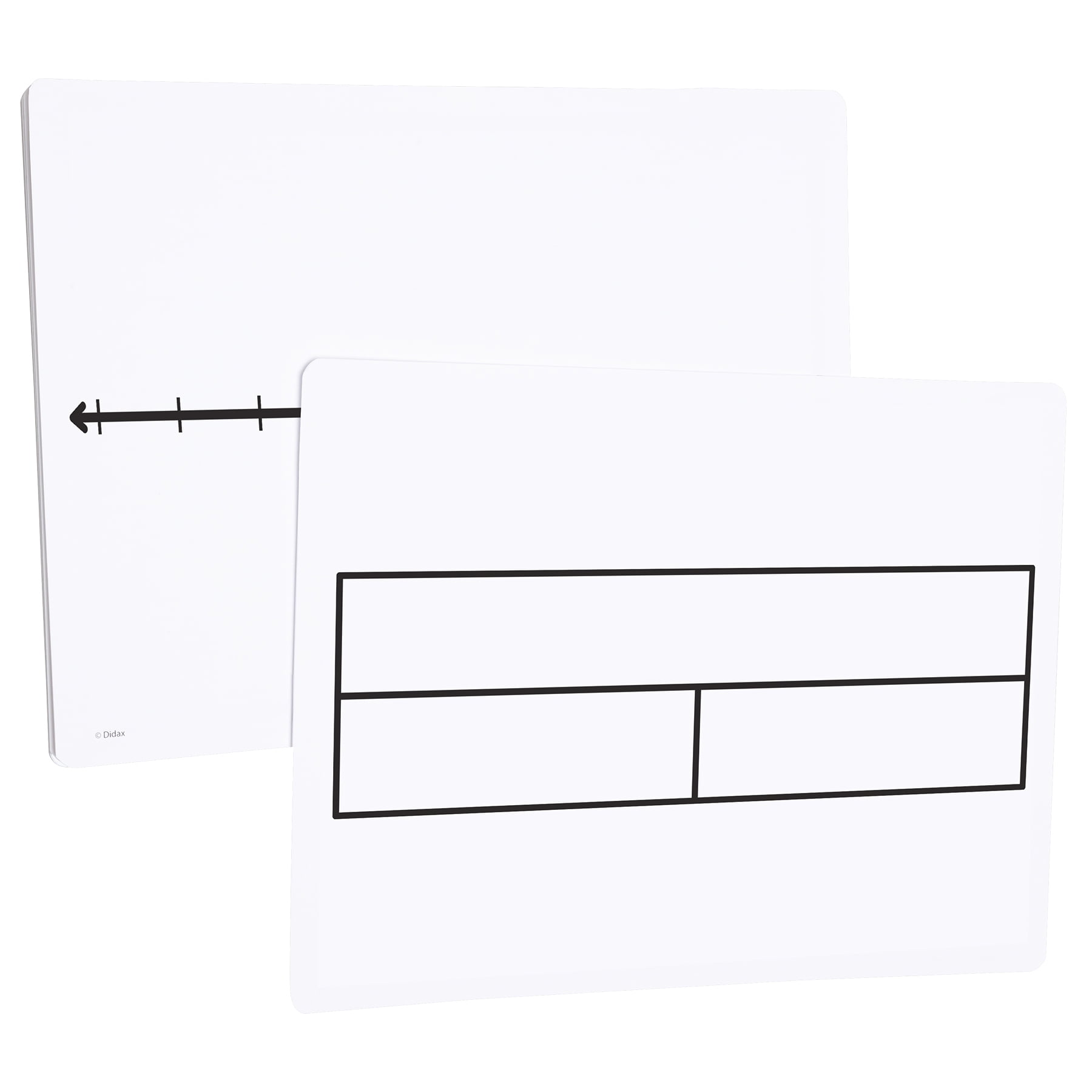 Didax Write-On/Wipe-Off Part-Part-Whole/Number Line Mats, Pack of 10 ...