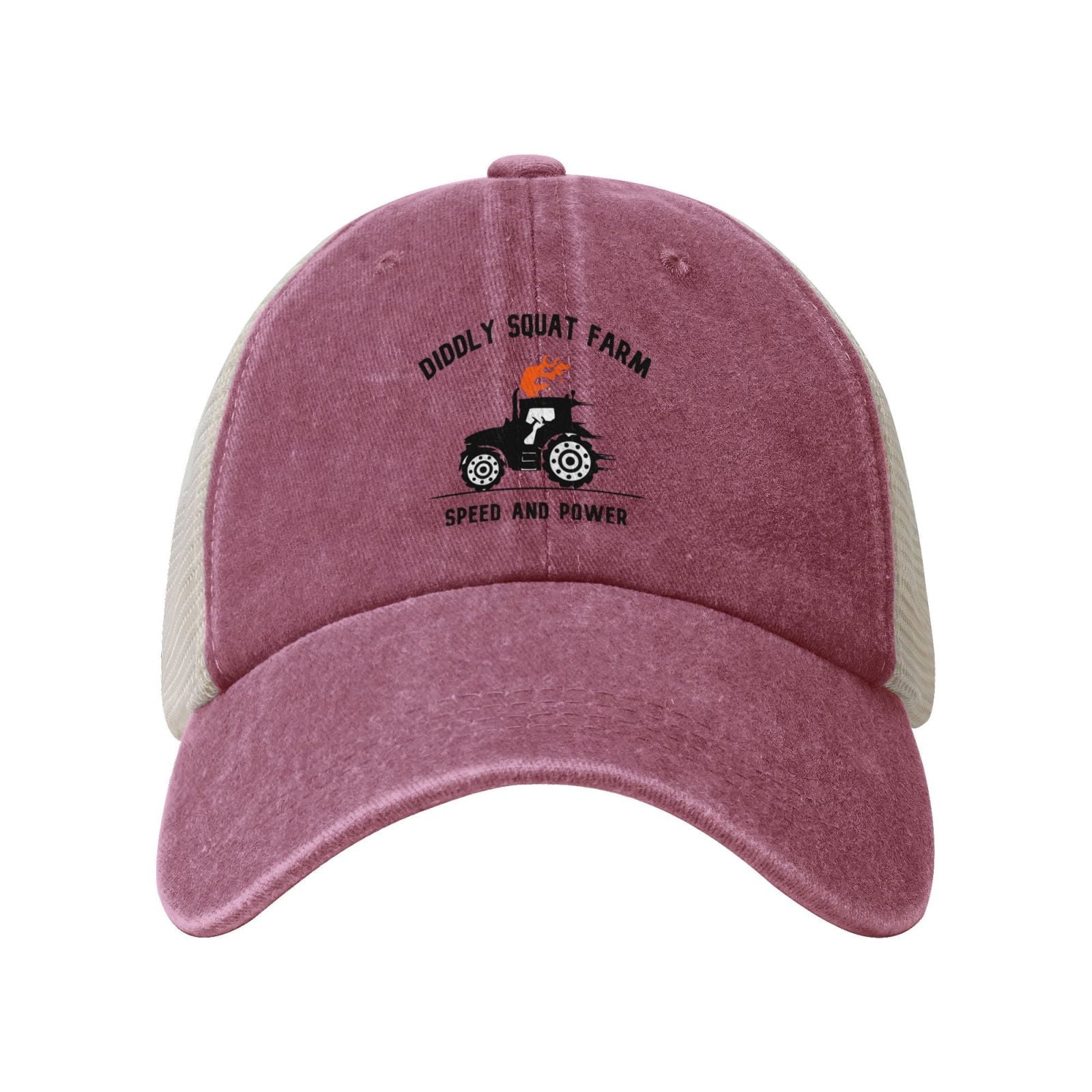 Diddly Squat Farm Shop Logo Tractor Unisex Cowboy Mesh Baseball Cap ...
