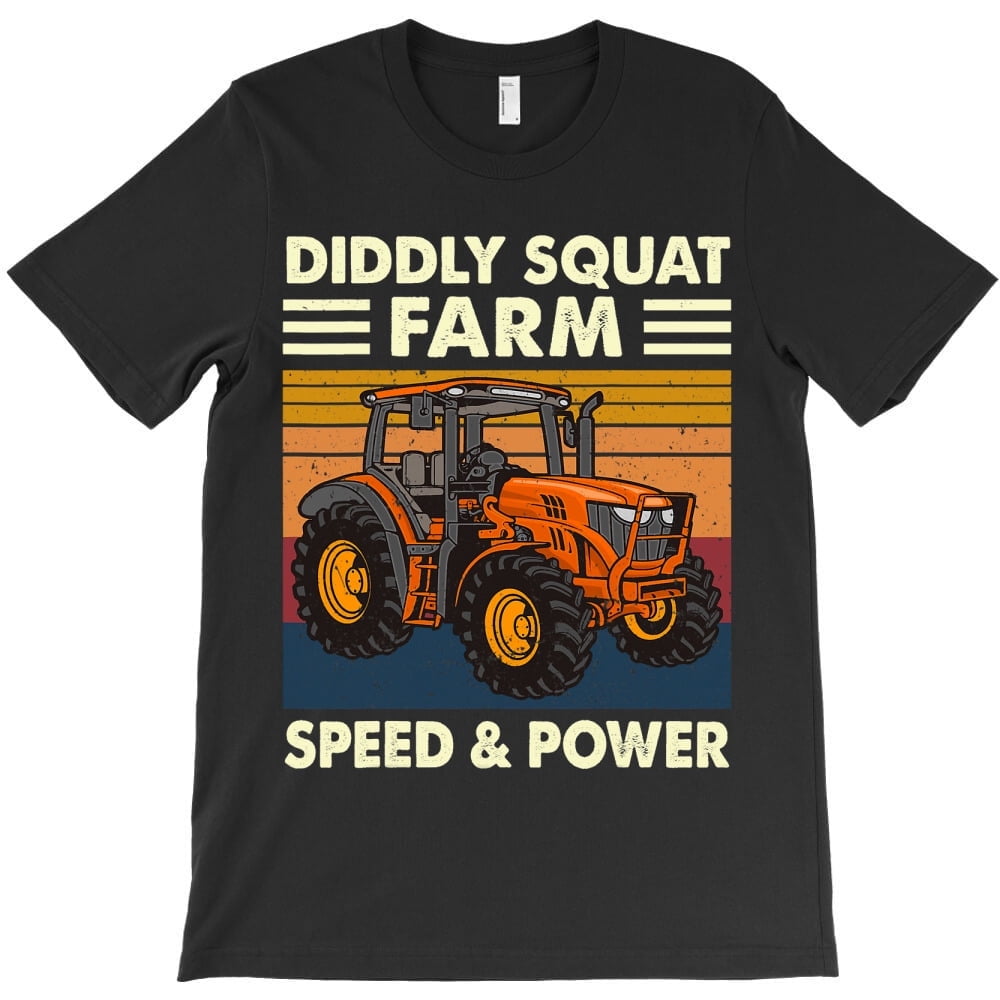 Diddly Squat Farm Speed And Power Funny Tractor Farmer Graphic ...