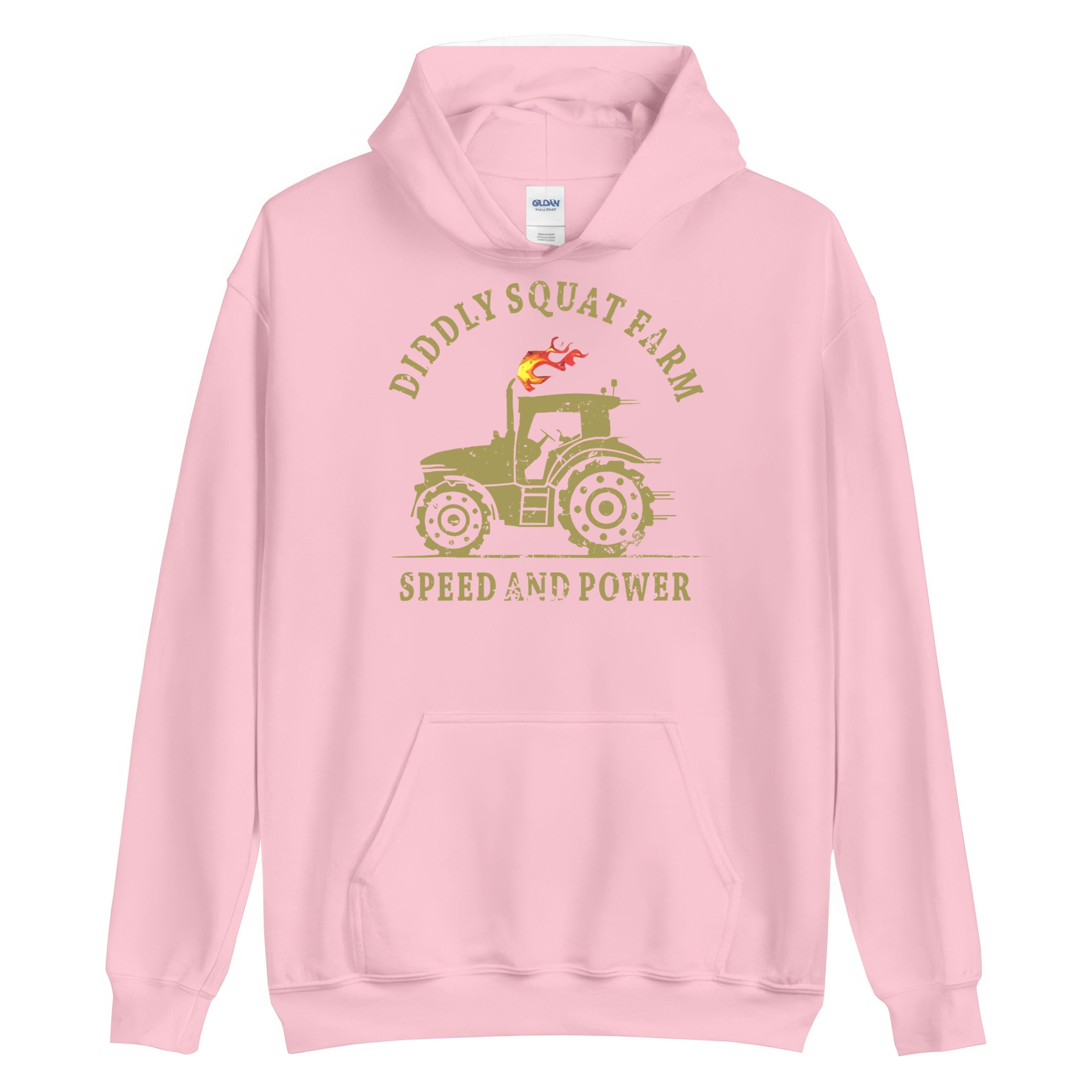 Diddly Squat Farm Speed And Power Funny Tractor Farmer Quote Retro Men ...