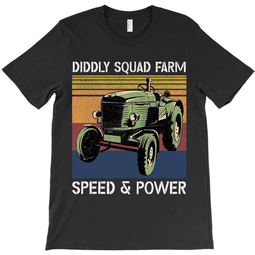 Diddly Squat Farm Speed And Power Funny Tractor Vintage Retro H37214 T ...