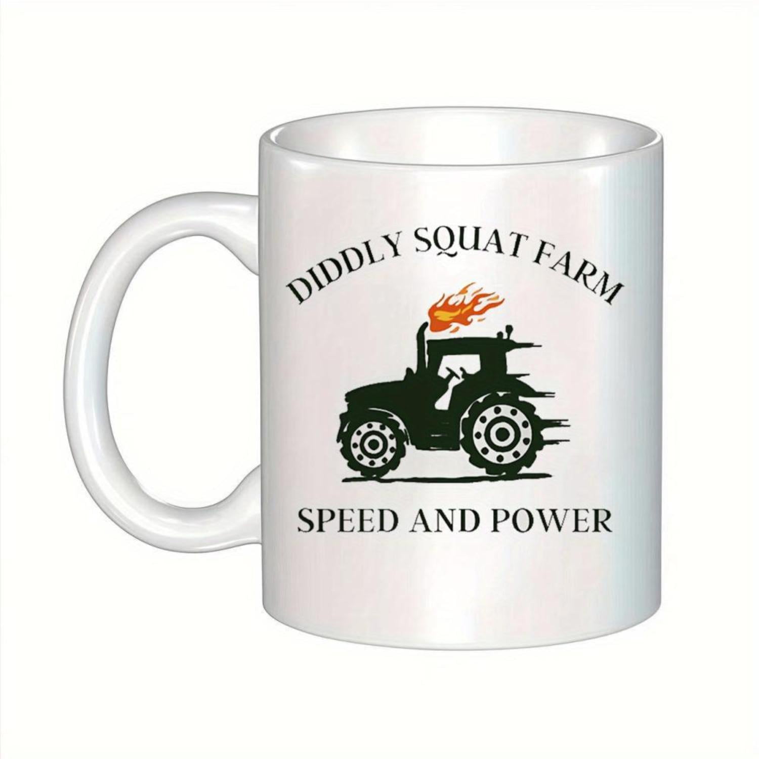 Diddly Squat Farm Tractor Ceramic Coffee Mug Bold Speed Power Design ...