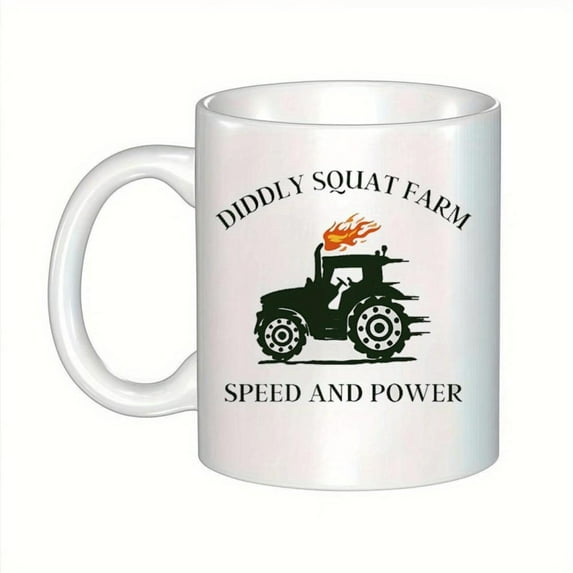 Diddly Squat Farm Tractor Ceramic Coffee Mug Bold Speed Power Design ...