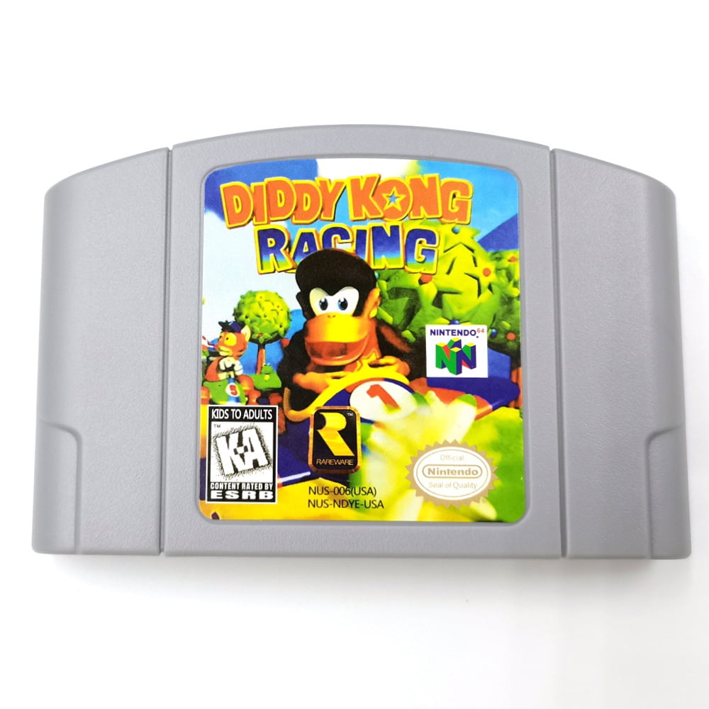 Diddy Kong Racing Games Cartridge Card for N64 US Version - Walmart.com