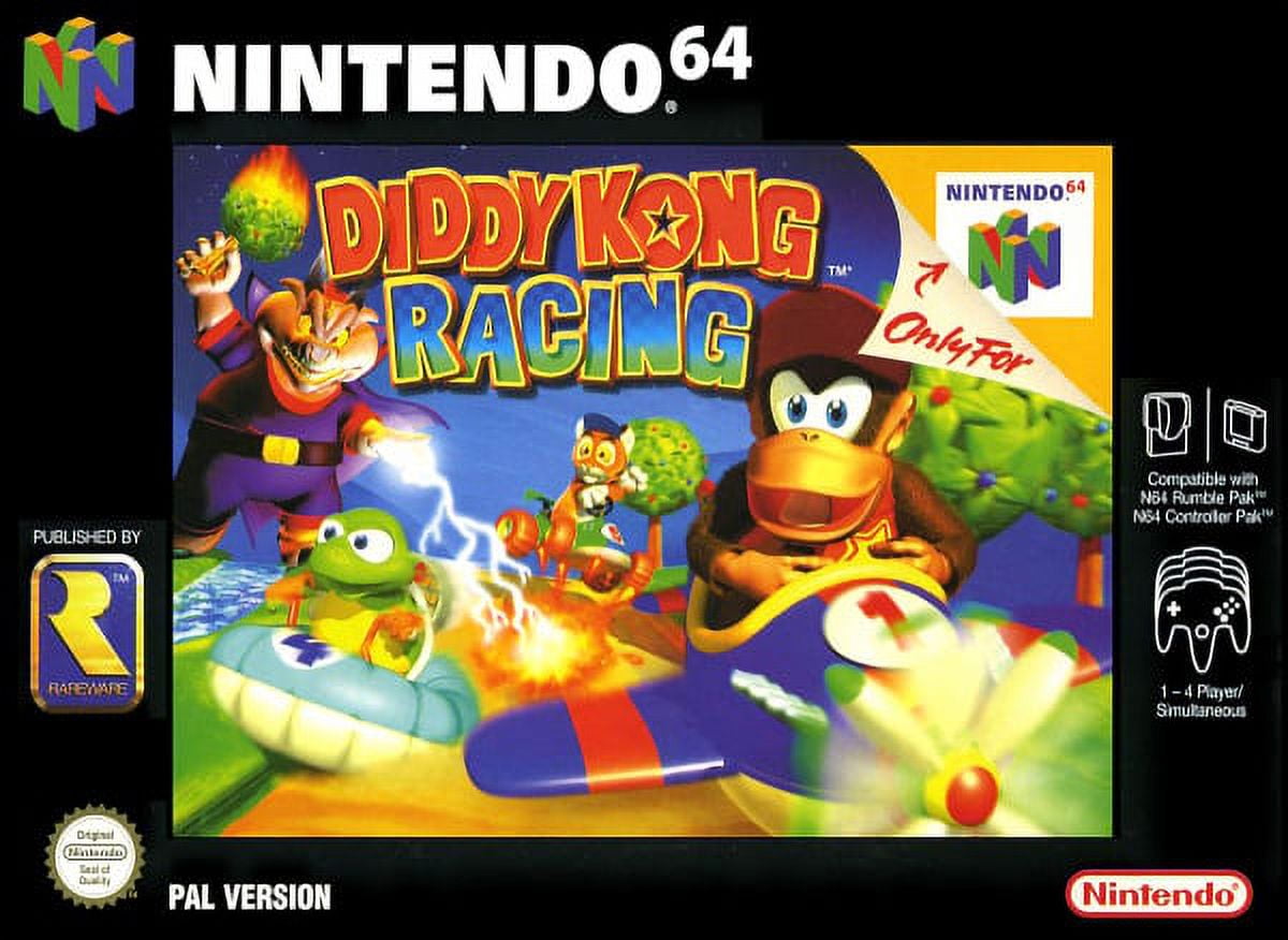 Diddy Kong Racing N64 Game,US Version - Walmart.com