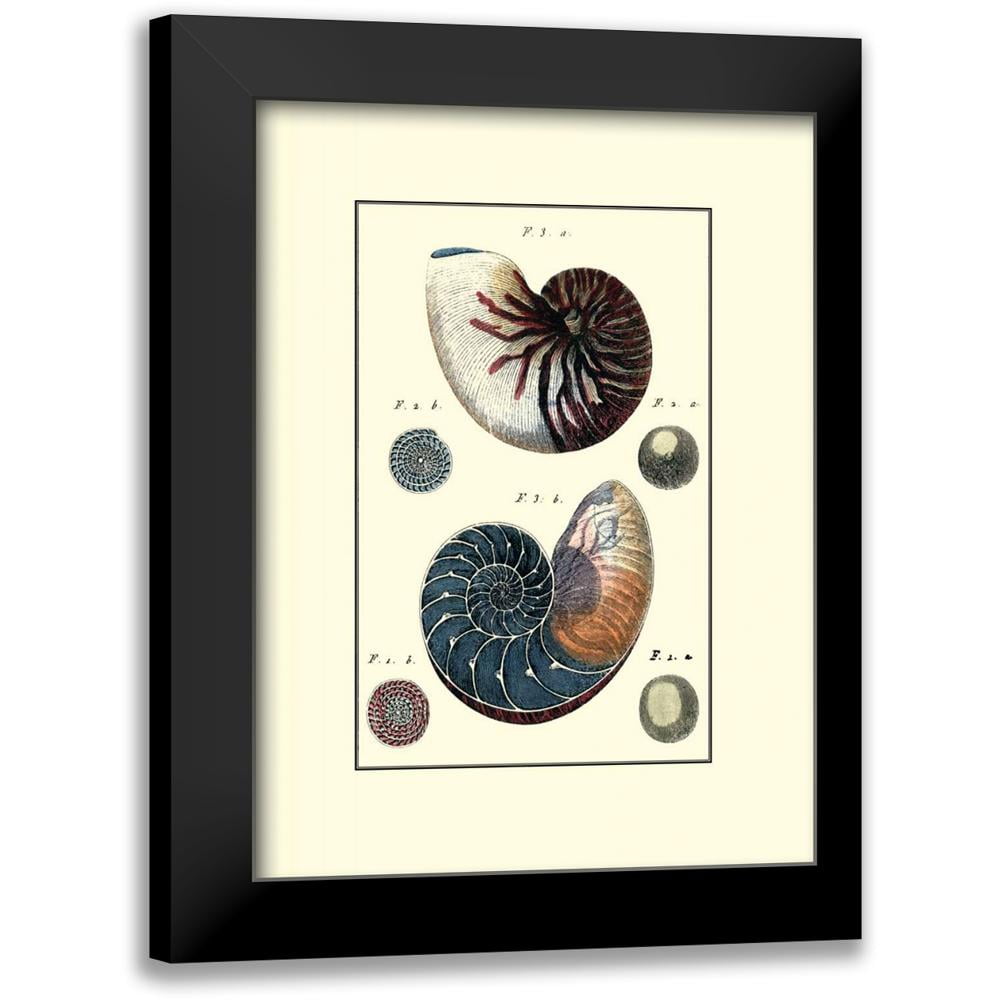Diderot 14x18 Black Modern Framed Museum Art Print Titled - Custom Sea ...