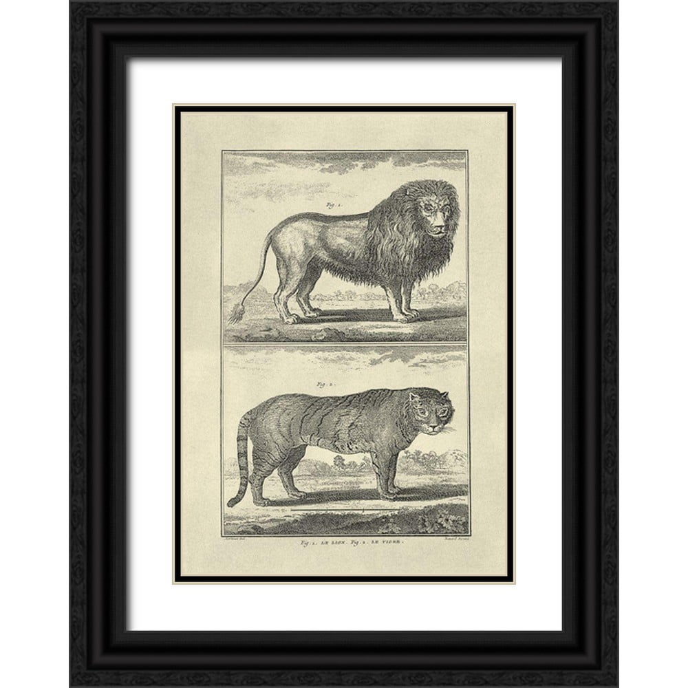 Diderot, Denis 18x24 Black Ornate Wood Framed with Double Matting ...