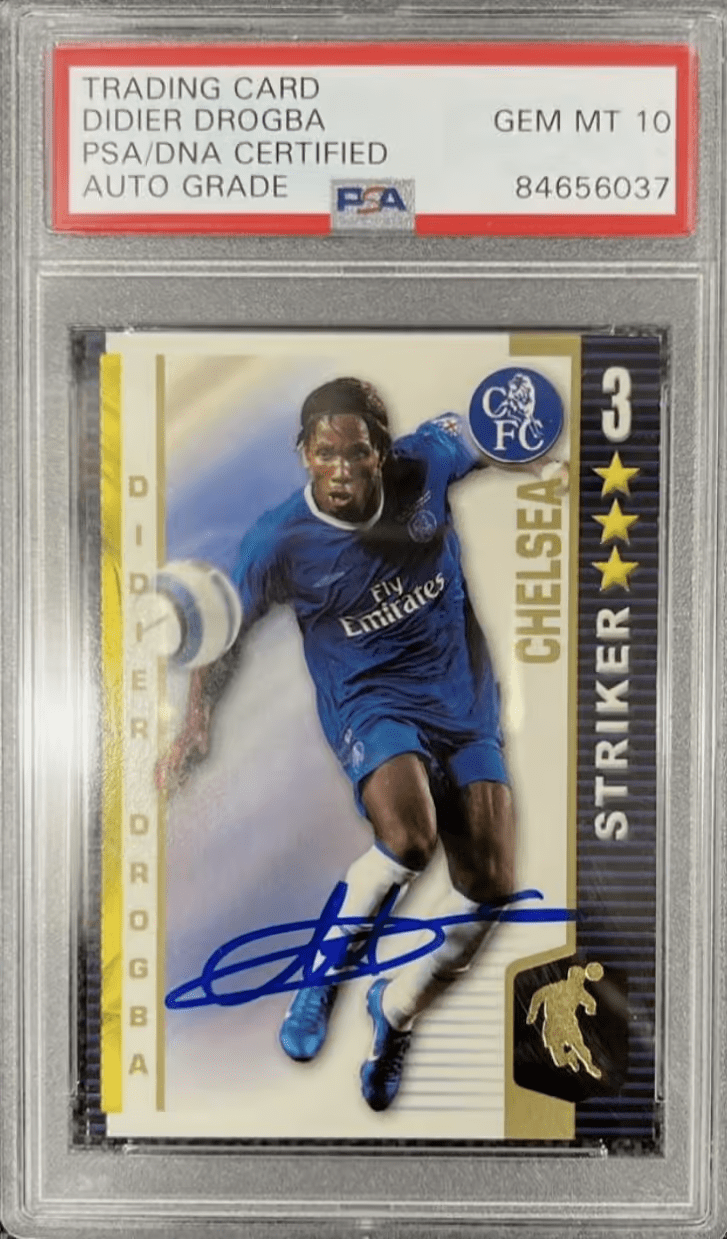 Didier Drogba Signed 2004-05 Premier League Shootout – PSA 10 Autograph ...