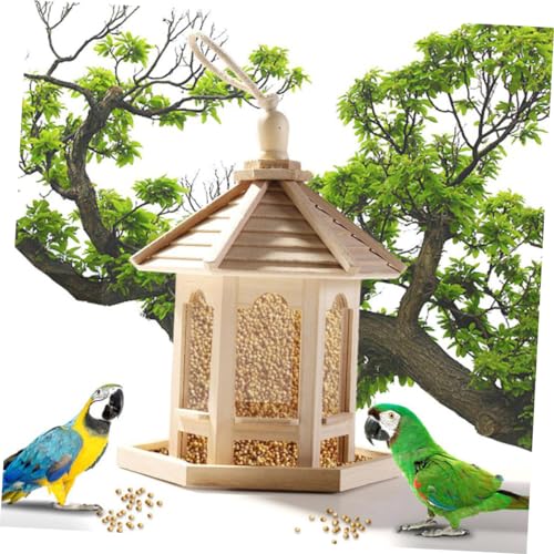 Didiseaon Bird Feeder Bird Station Bird Feeder Bird Food Feeder No ...