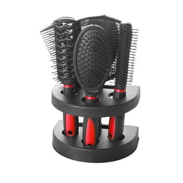 5PCS Hair Brush Comb Set with Shelf Hair Styling Tools Hairdressing ...