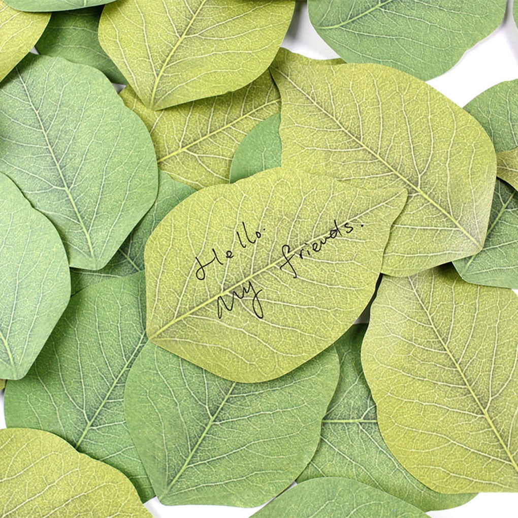 Dido Tree Leaves Sticky Notes Memo Pad Self-Adhesive Bookmark ...
