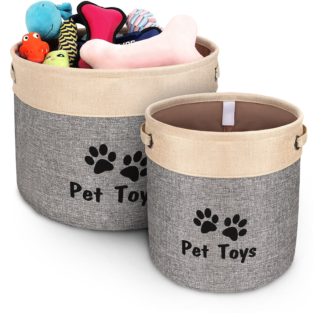 Didog 21L Collapsible Dog Toy Bin Box Pet Accessories Basket Storage ...