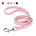 Didog 4ft Soft Leather Dog Lead Pet Puppy Walking Training Leash for ...