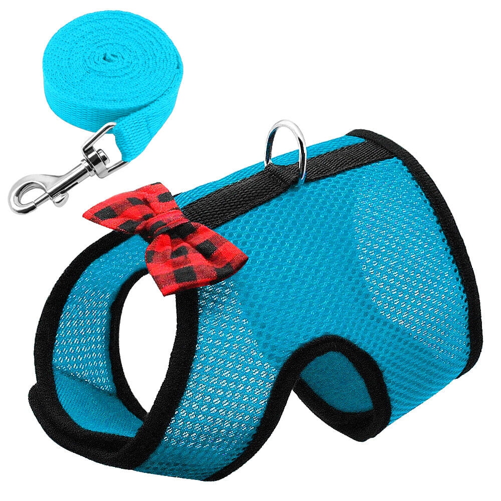 Didog Breathable Mesh Small Dog Harness & Leash Pet Puppy Rabbit Cat ...