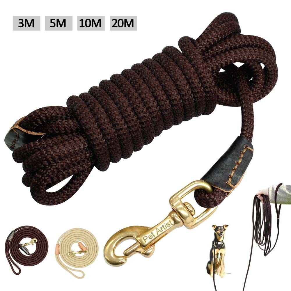 Didog Extra Long Training Dog Tracking Leash Heavy Duty Nylon Rope 10ft ...
