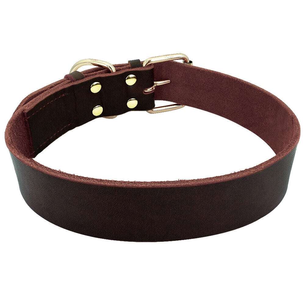 Didog Genuine Leather Dog Collar Heavy Duty Dog Collars Adjustable ... Didog Genuine Leather Dog Collar Heavy Duty Dog Collars Adjustable ...