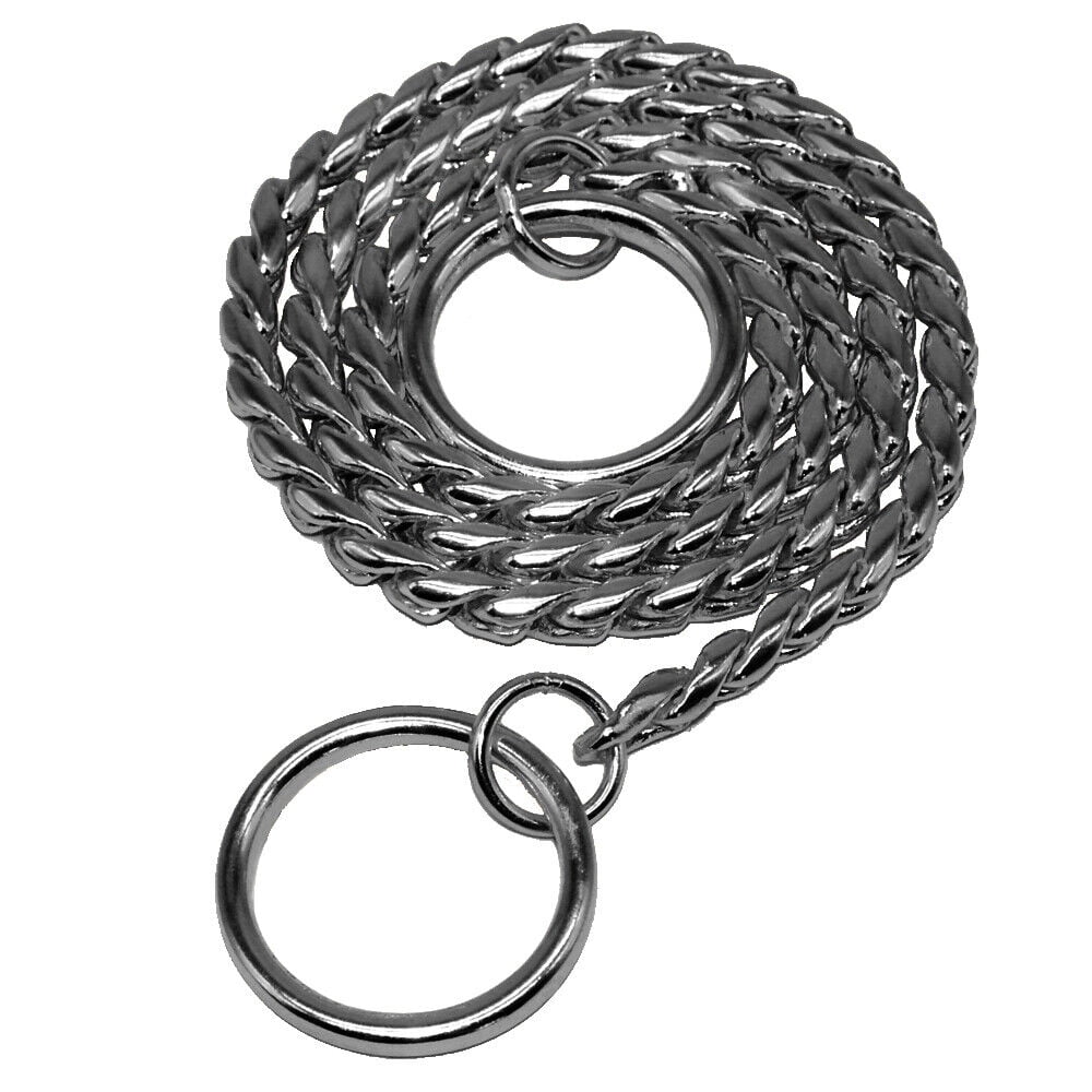 Didog Gold Snake Chain Dog Collar P-Choke/Check Slip Show Necklace ...