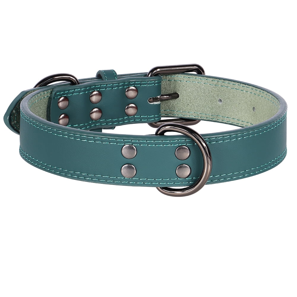 Didog Soft Leather Dog Collars for Pets Adjustable Neck Strap with ...