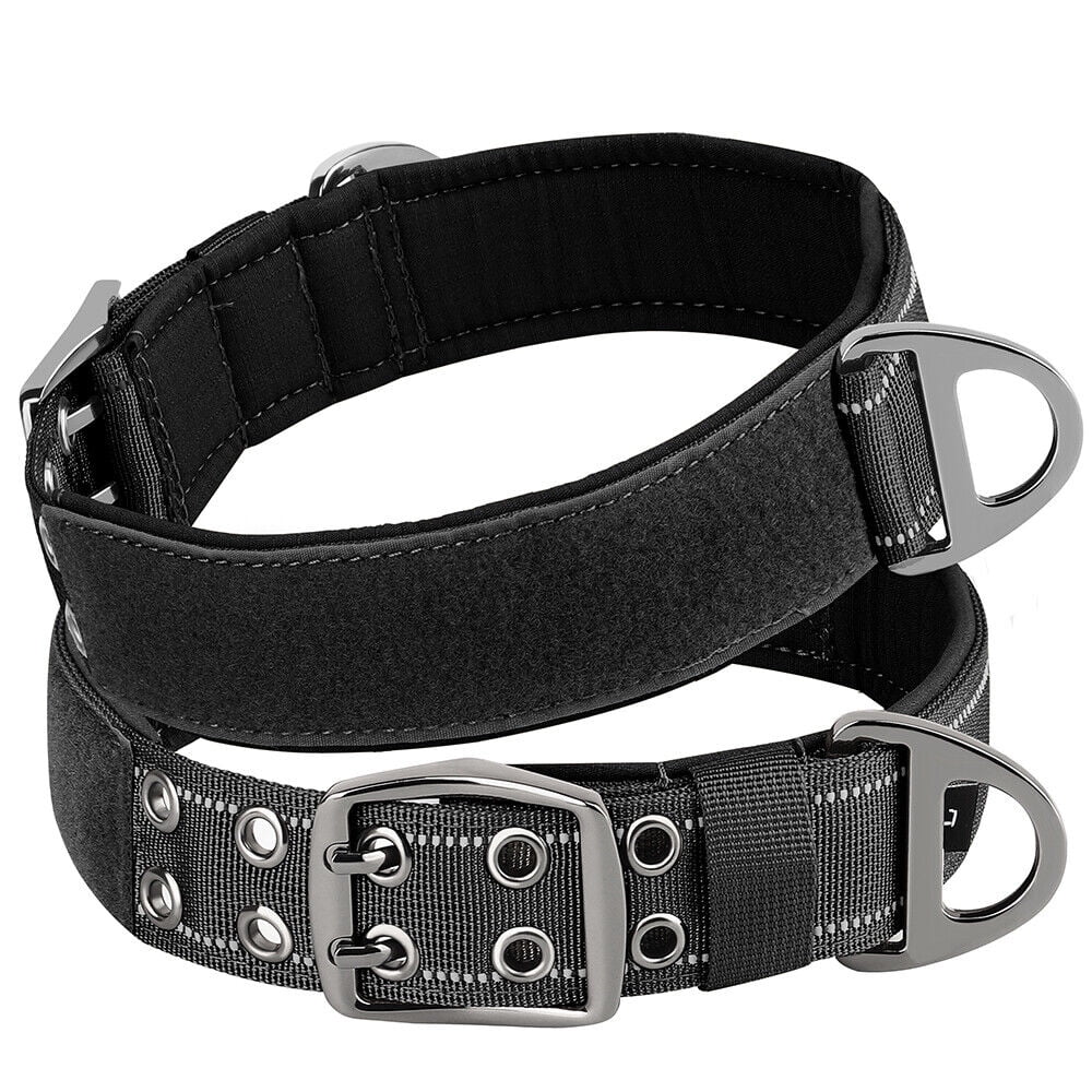 Didog Strong Dog Collars Adjustable Thick Tactical Military Training ...