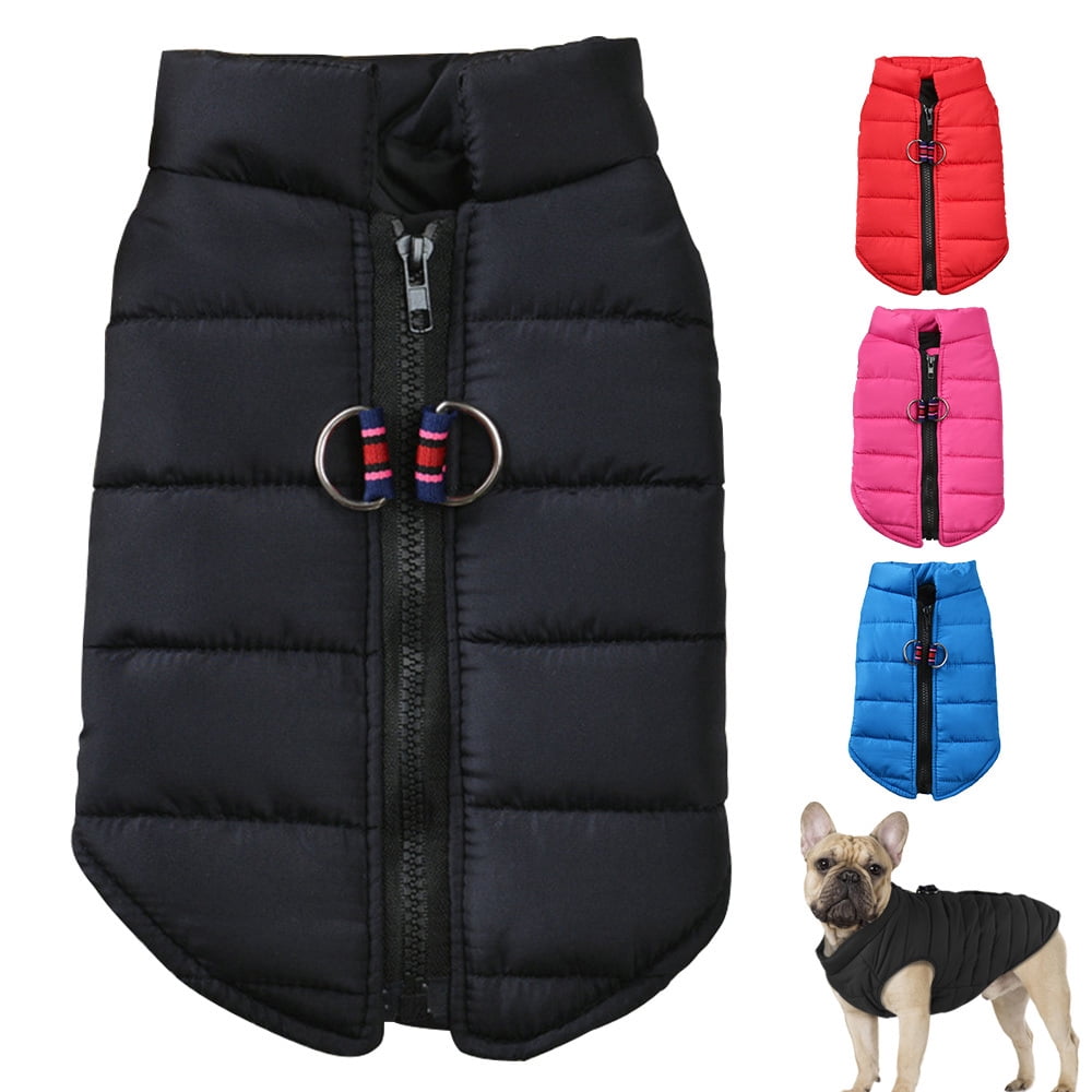 Didog Winter Small Dog Vest Warm Puppy Coat Jacket Zipper Clothes ...