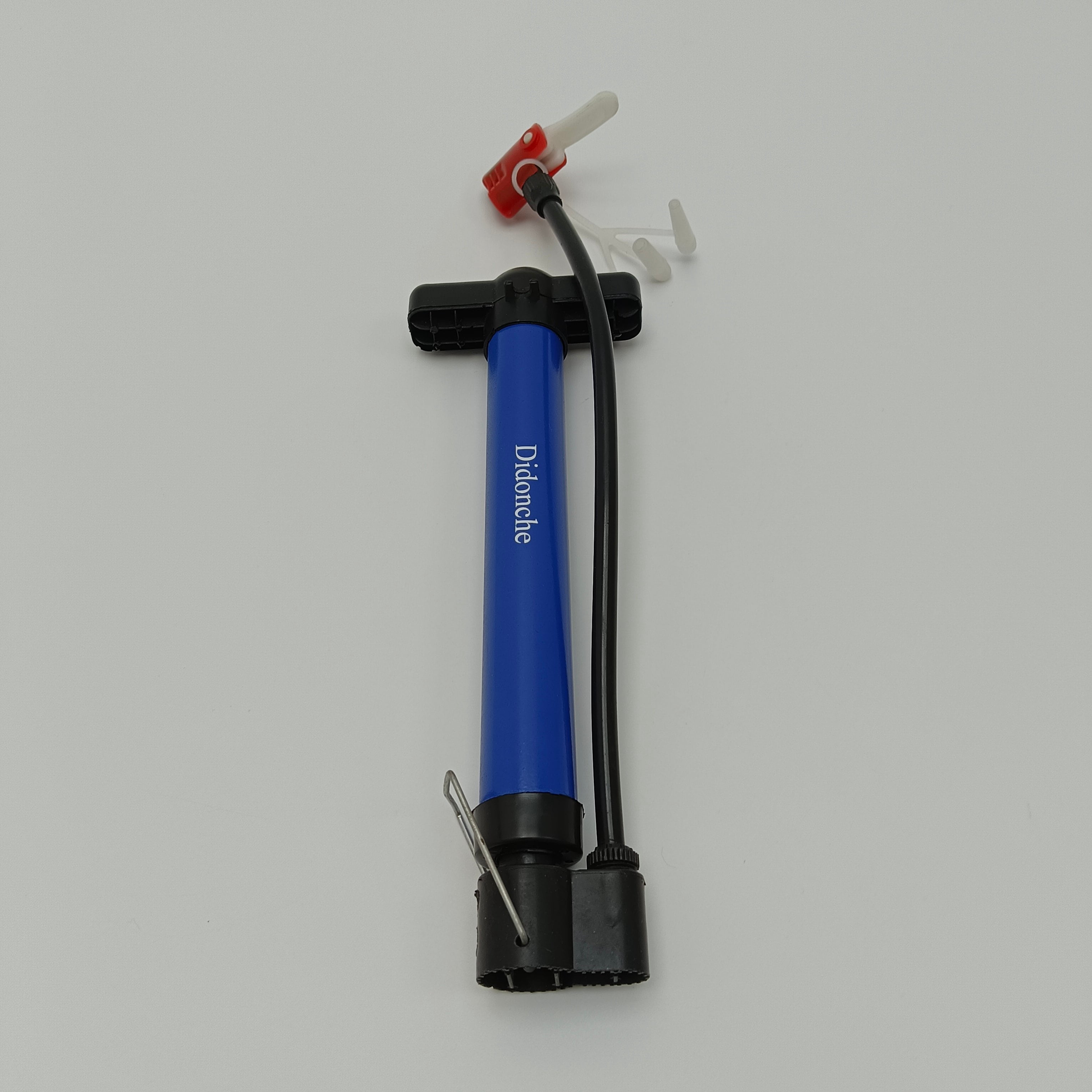 Didonche Bicycle pumps Bicycle Pump with Gauge, Blue, Manual Hand Pump ...