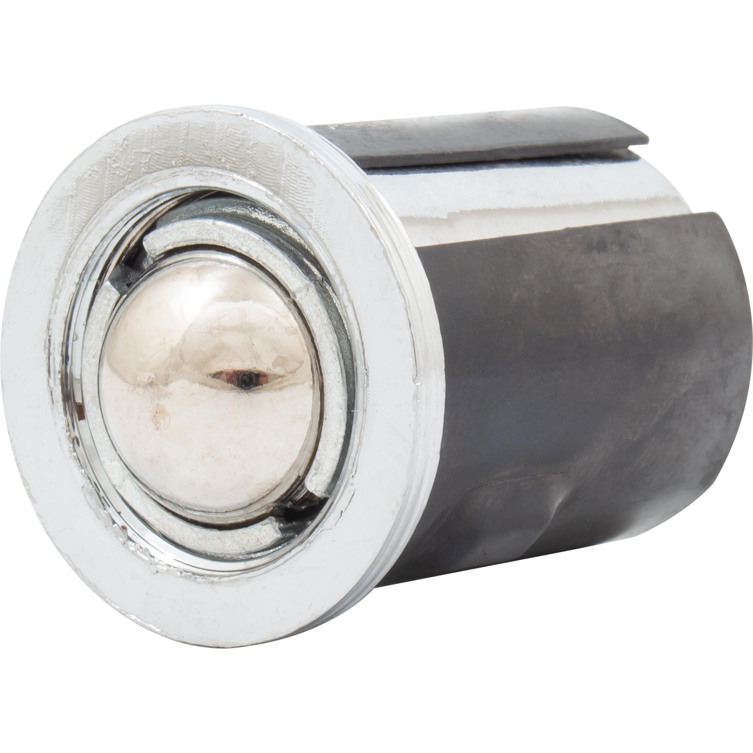 Die-Cast Drive-In Ball Catch, 1" Diameter, Satin Nickel by Stone Harbor ...