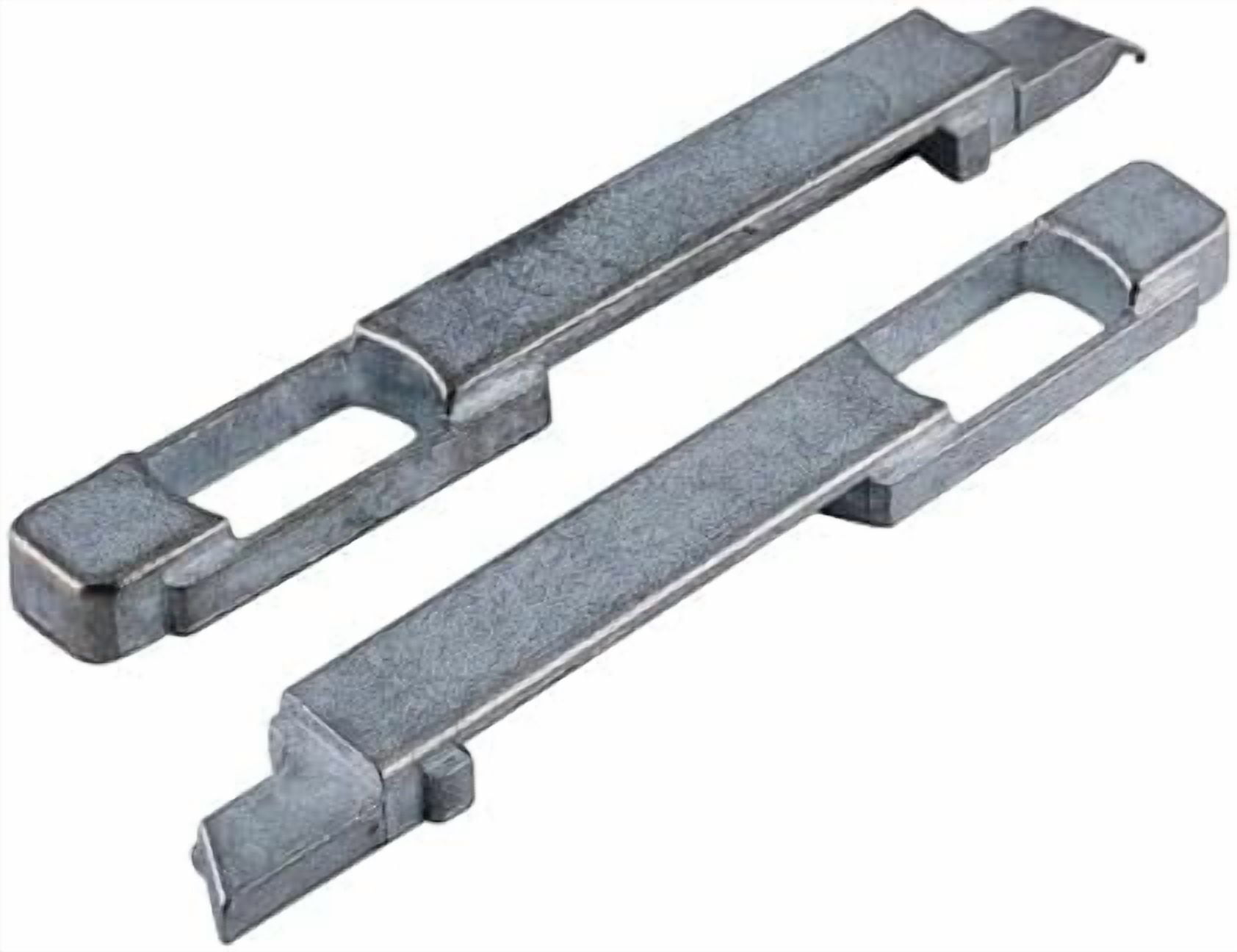 Die Cast Finger Latch Set, Zinc Construction, Mill Finish, 4-1/16 ...