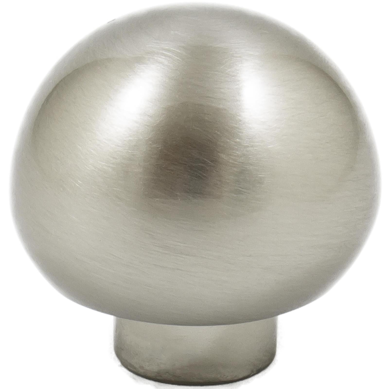 Die-Cast Round Bi-Fold Door Knob, 1-1/4 Inches, Satin Nickel by Stone ...