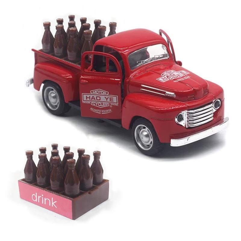 Die Casting Toys Retro Pickup Alloy Vintage Car Model Pickup Series ...