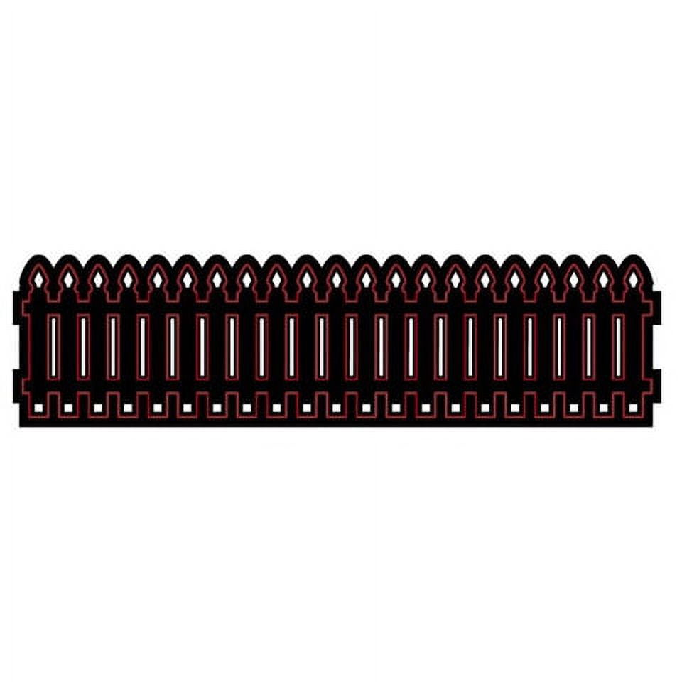 Die Cut Emboss Stencil Picket Fence Border By Darice - Walmart.com