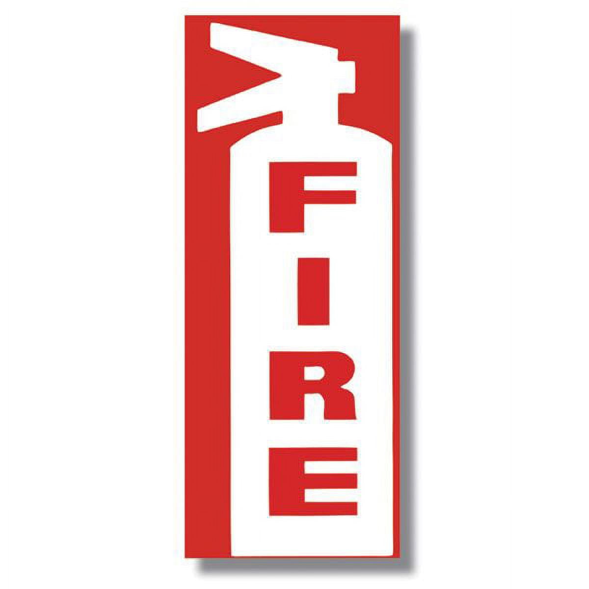 Die-Cut "Fire" Extinguisher Sign (7 Unit) - Walmart.com