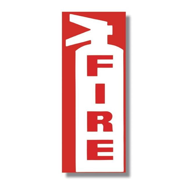 Die-Cut "Fire" Extinguisher Sign - Walmart.com