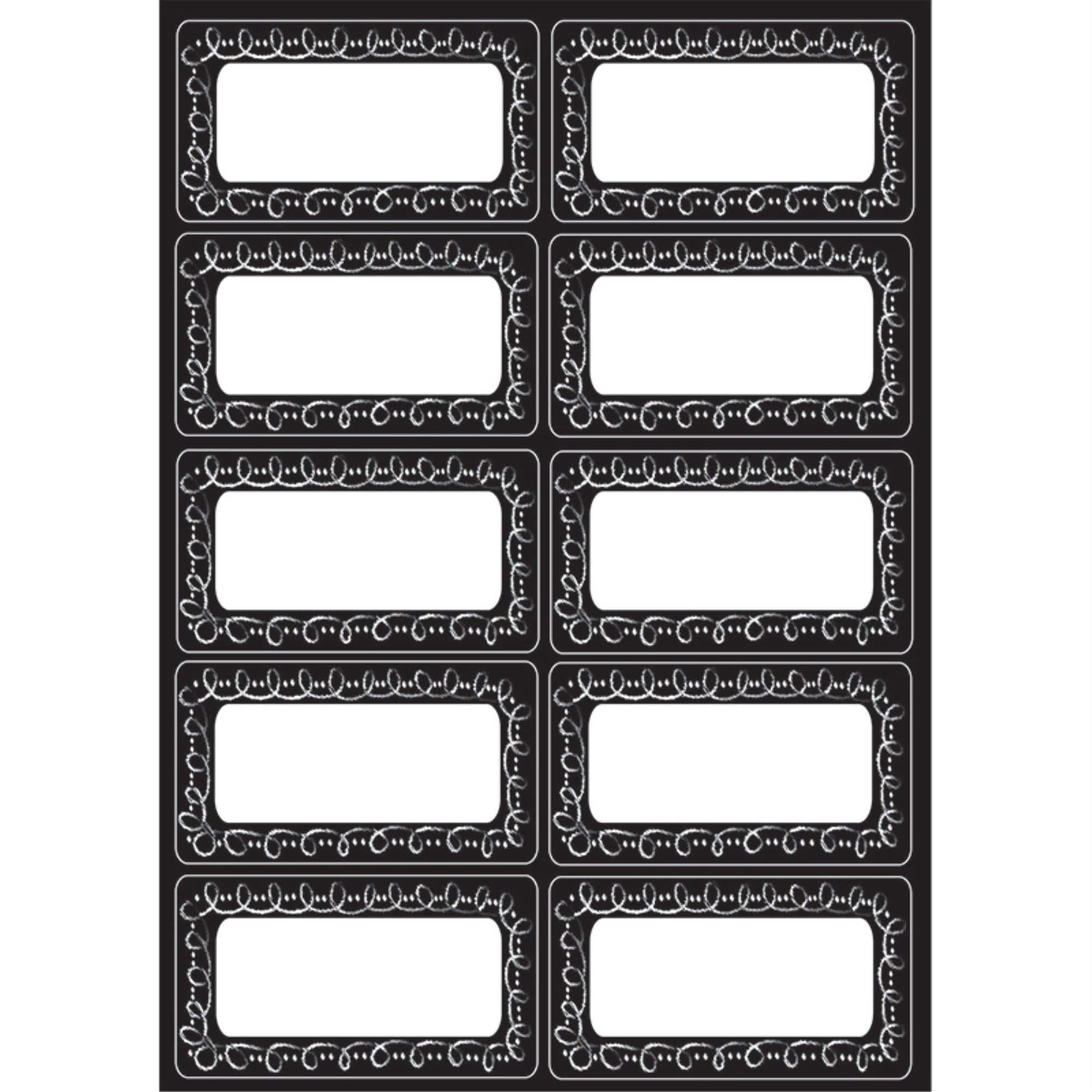 Name Tags For Kids Black And White