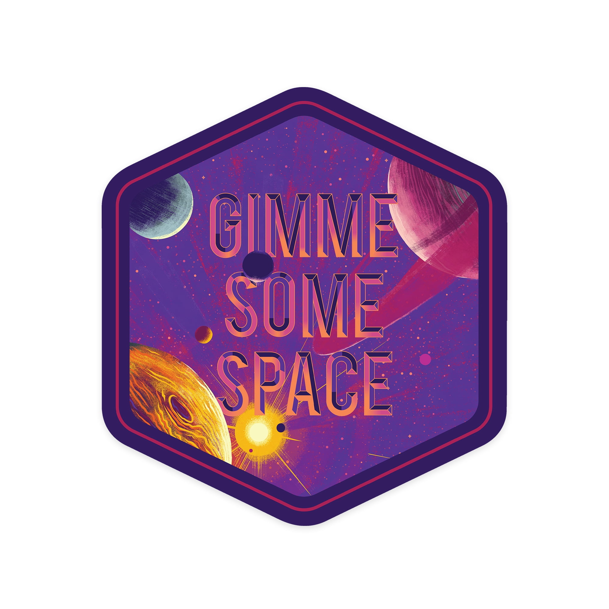 Die Cut Sticker Because, Science Collection, Planets, Solar System ...