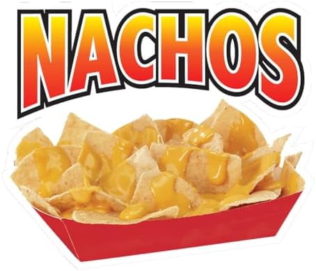 Die-Cut Sticker Multiple Sizes Nachos Style N Restaurant & Food Nachos ...