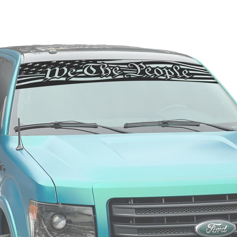 Die-Cut Vinyl We The People Visor 12"x64" Car Sticker decal sticker ...