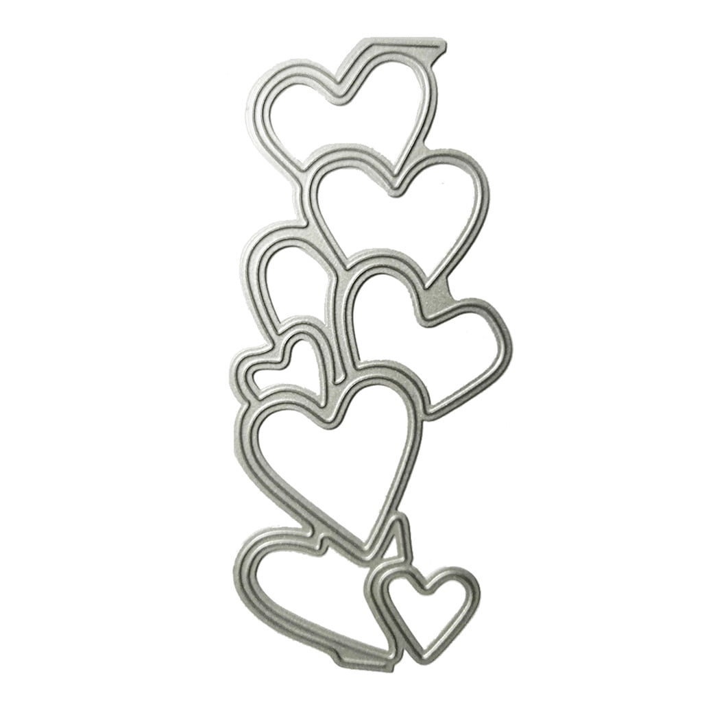 Die Cut for Scrapbook Card Making Holiday Easy to Use Heart-shape ...