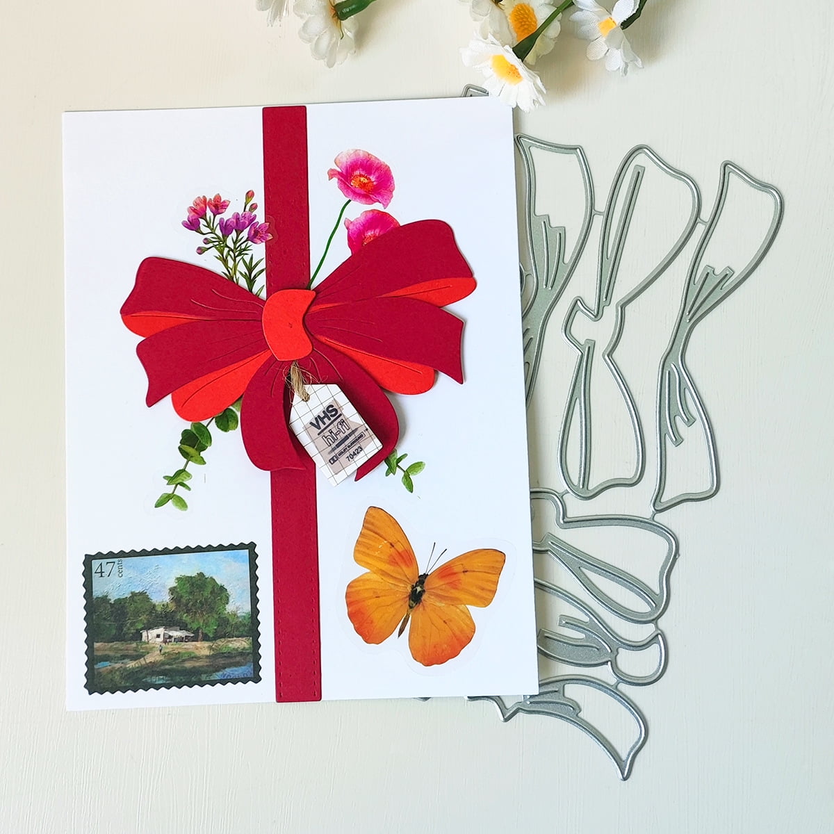 Die Cuts for Card Making, Ouginx Big Beautiful Bow Metal Cutting Dies ...