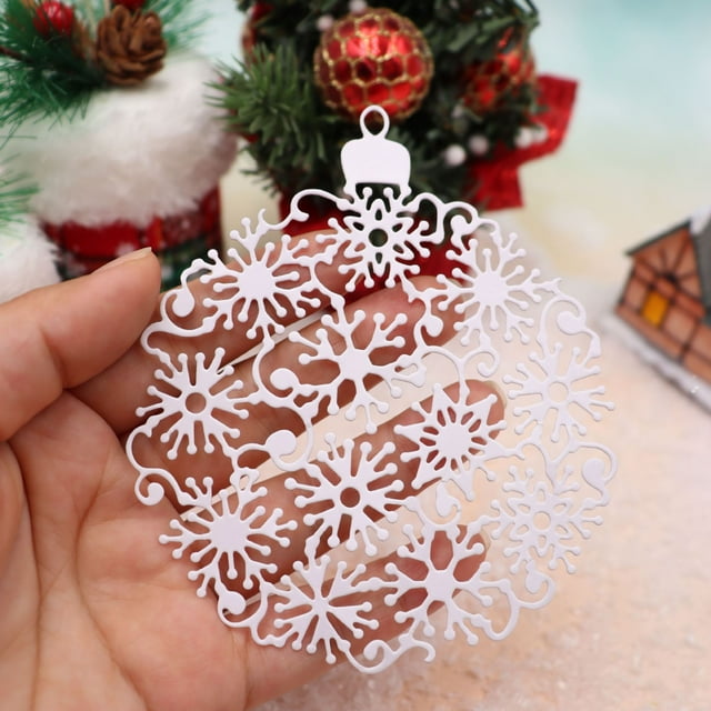 Die Cuts for Card Making, Ouginx Christmas Snowflake Lantern Metal ...