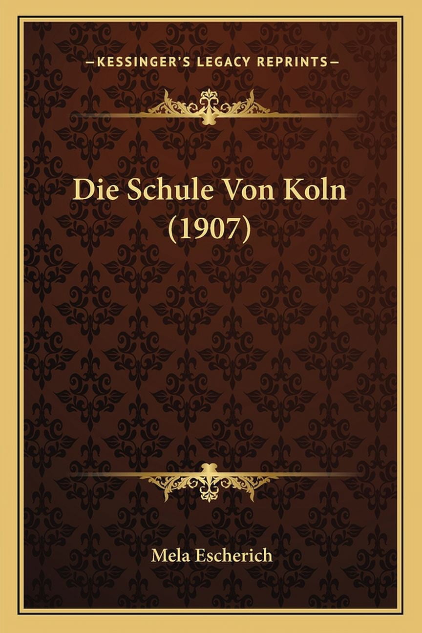 Die Schule Von Koln (1907) - Walmart.com