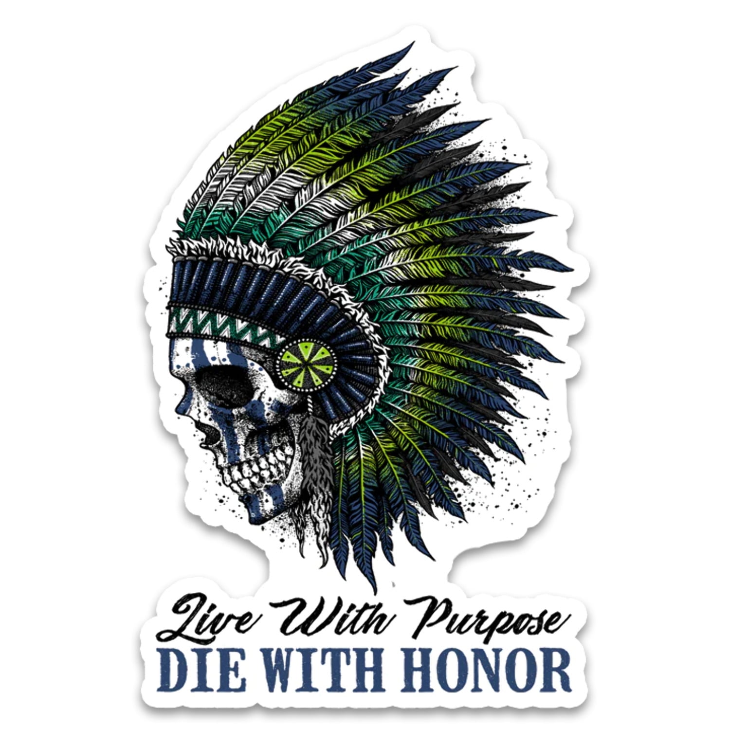Die With Honor Decal Premium Vinyl Die Cut UV Coating Military Decals ...
