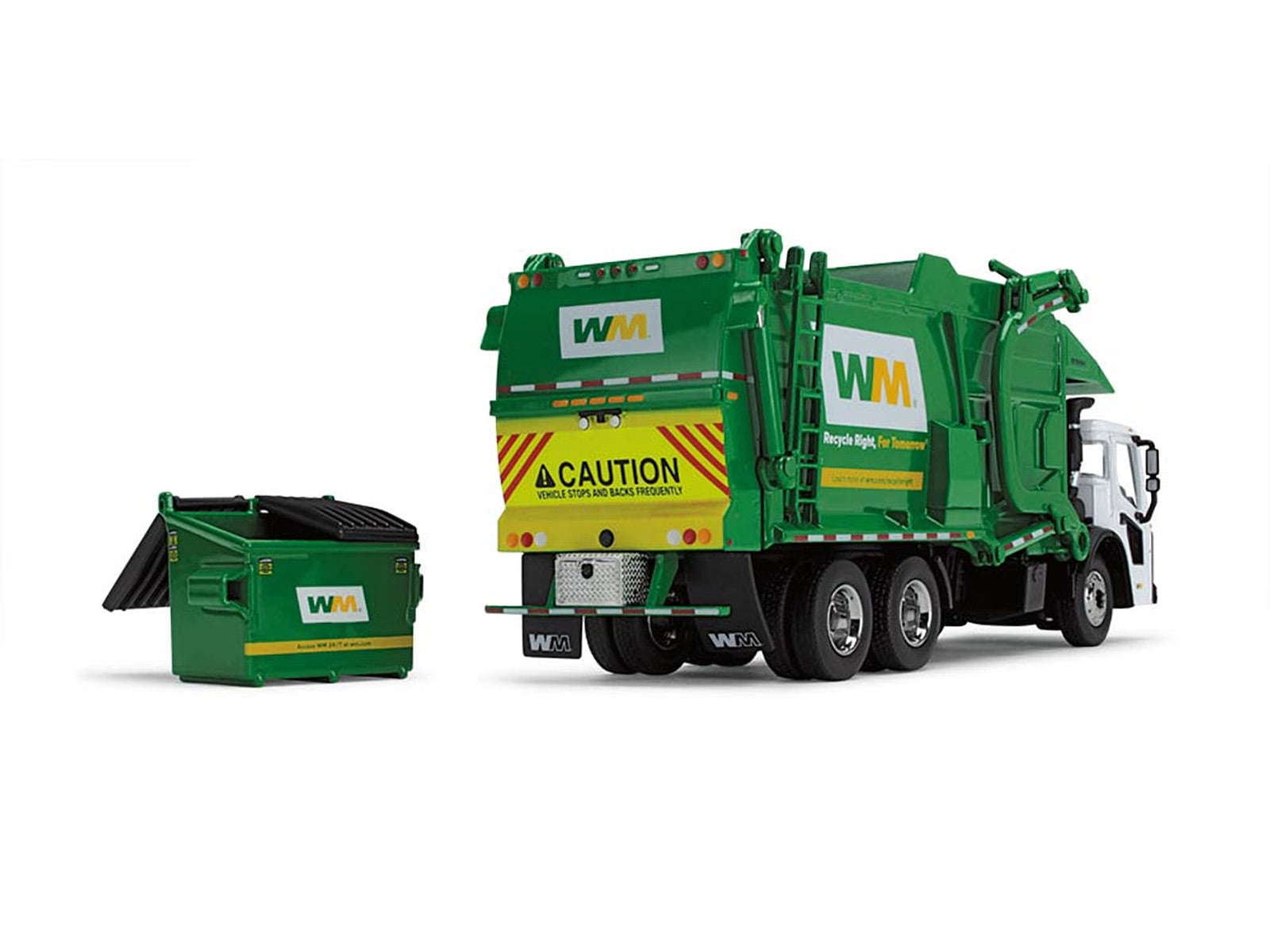 Diecast Mack LR Garbage Truck with McNeilus Meridian Front Load Refuse ...