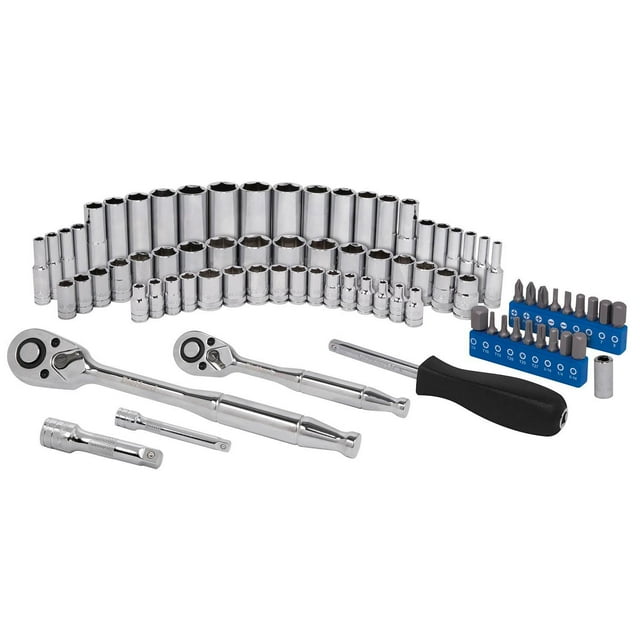 DieHard Standard Tools 1/4" & 3/8" Drive Ratchet Socket Set, SAE ...