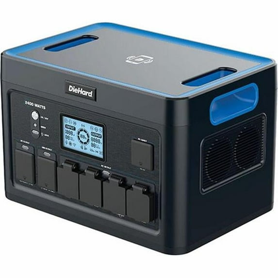 DieHard ESMDH2000401 2400 watt Portable Power Station & Solar Generator ...