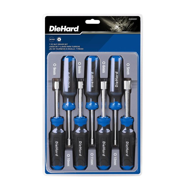 DieHard Nut Driver Set, Metric, 7-Piece - Walmart.com